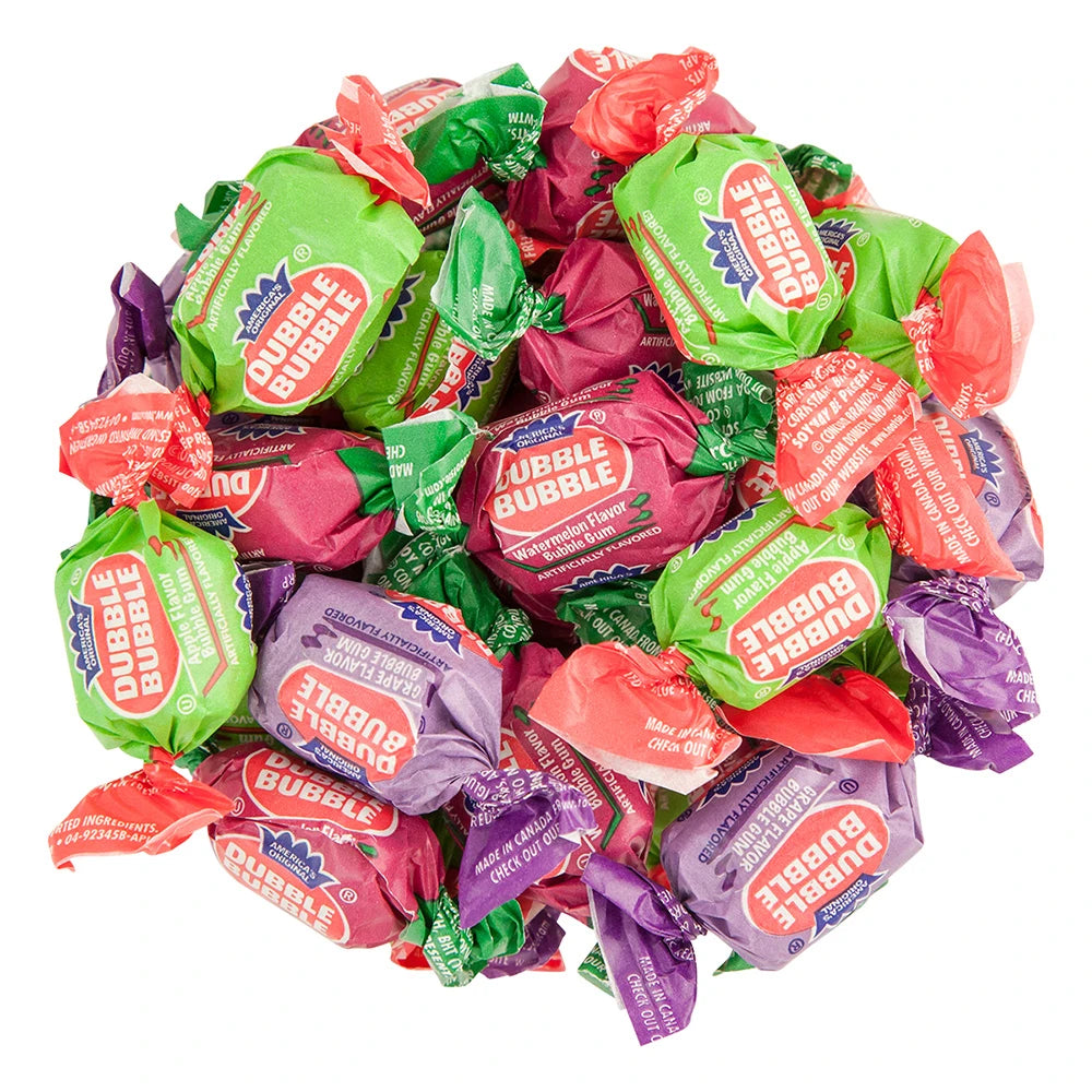 Dubble Bubble Bubble Fruity Gum 1/2 lb - Blooms Candy & Soda Pop ...