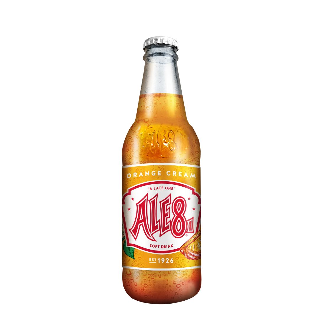 Ale 8 Orange Cream Soda - Blooms Candy & Soda Pop Shop