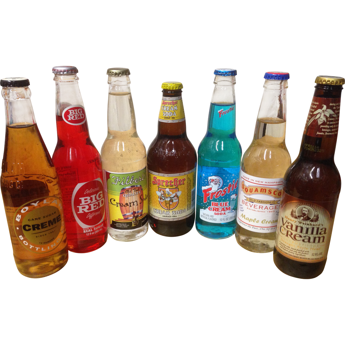 Cream Soda Sampler 6 Pack - Novelty Candy, Retro Glass Soda & Quirky ...