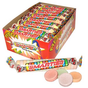 Giant MEGA Smarties Candy Rolls - Nostalgic Candy in Dallas – Blooms ...